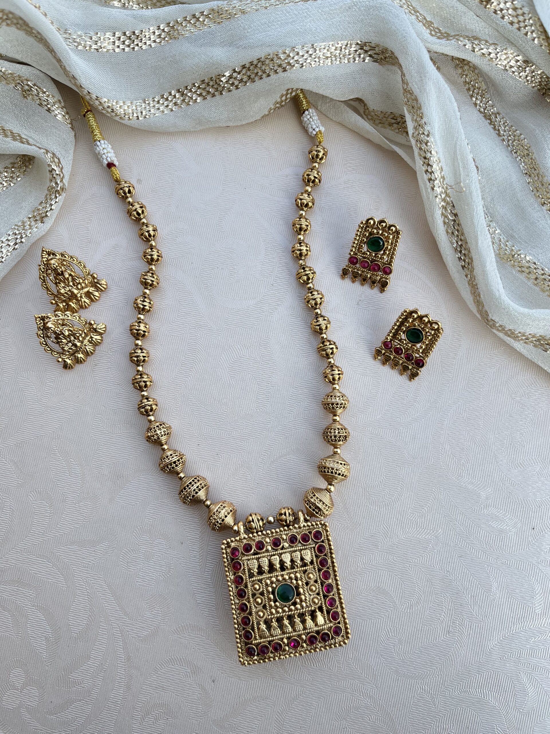 2 Side Pendent Antique Chain – Indian Jewllery