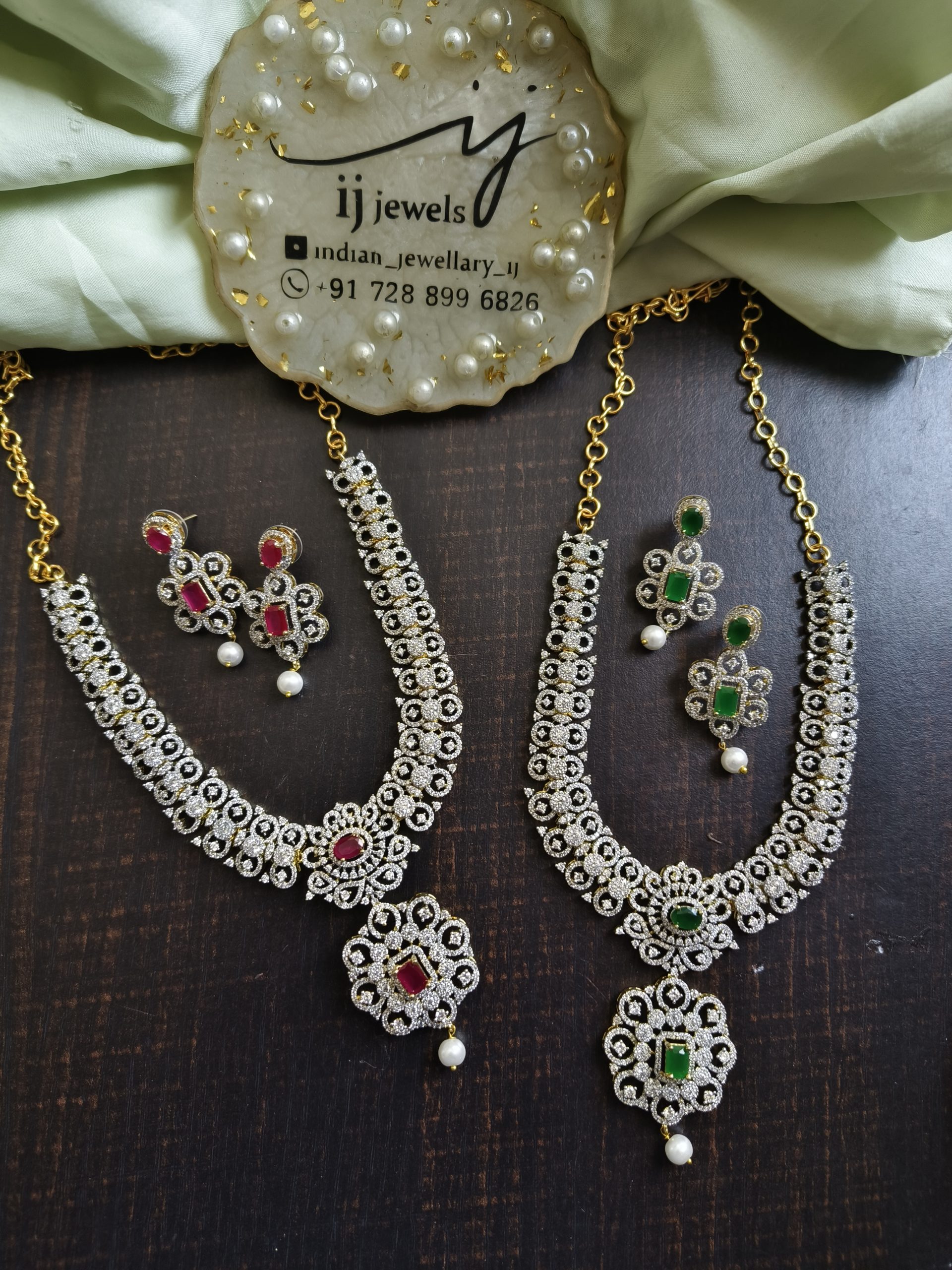 THARA DIAMOND NECKLACE – Indian Jewllery